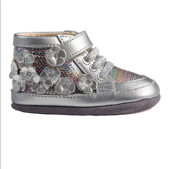 Robeez | Shoes | New Robeez Mini Shoez Zoey Silver 218 1824 | Poshmark